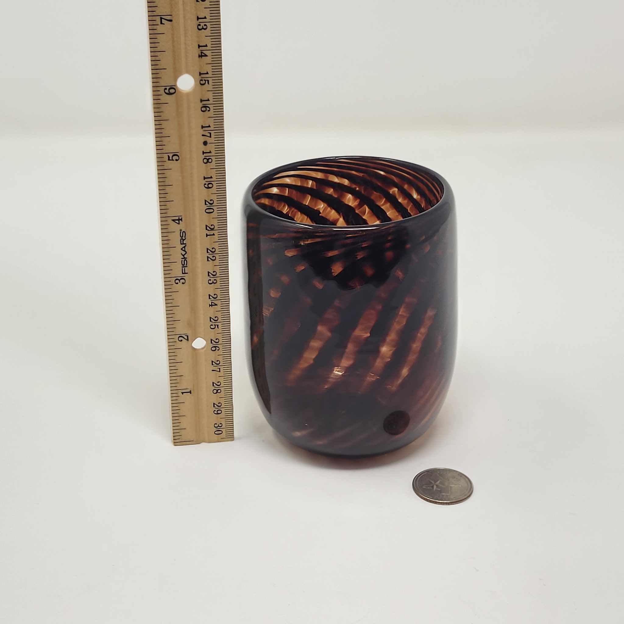 Copper Ruby 12oz. Drinking Glass | Lefty's Custom Glass